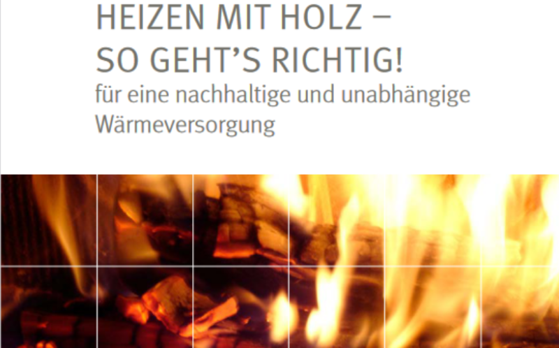 Lesetipp: FNR-Broschüre "Heizen mit Holz - so geht's 2024 richtig!"